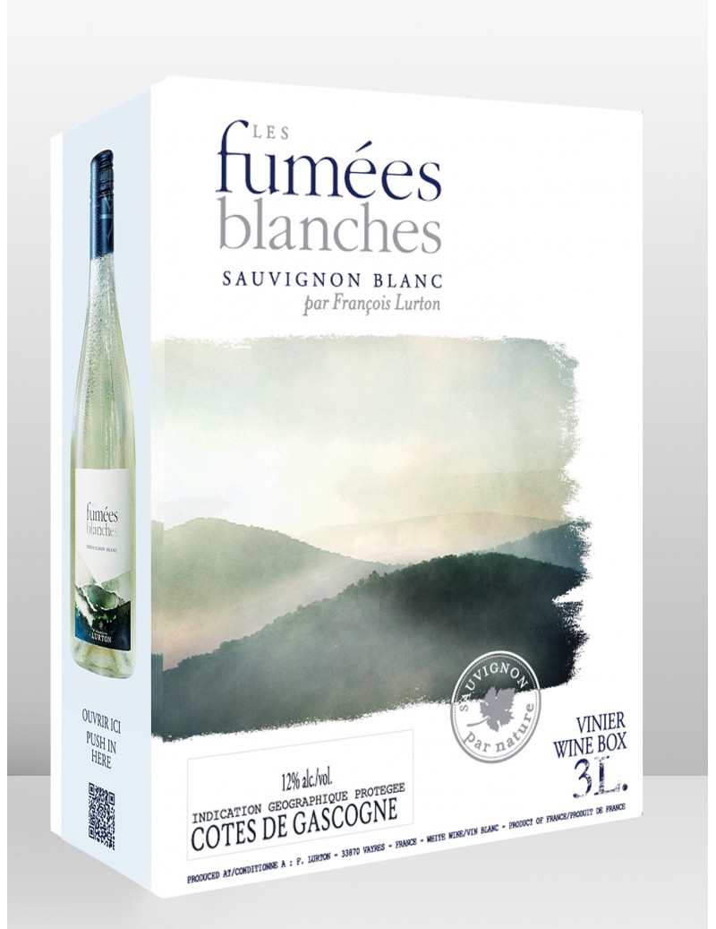 BIB 3L - Fumées Blanches Sauvignon Blanc - Vin de France - 2023 ...